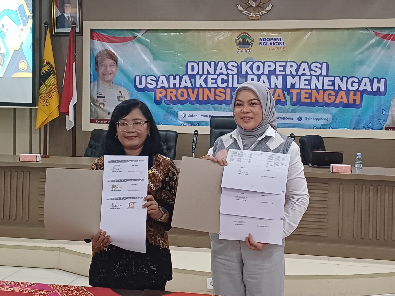 Perkuat Kolaborasi DisKUK Jabar Tandatangi PKS dengan Dinas KUKM Jateng ...